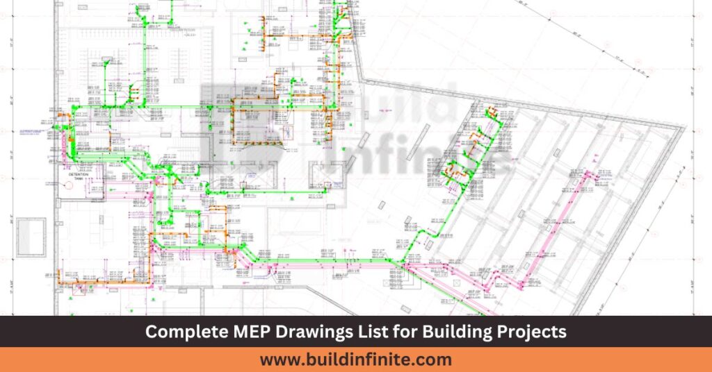 Complete MEP Drawings List for Building Projects